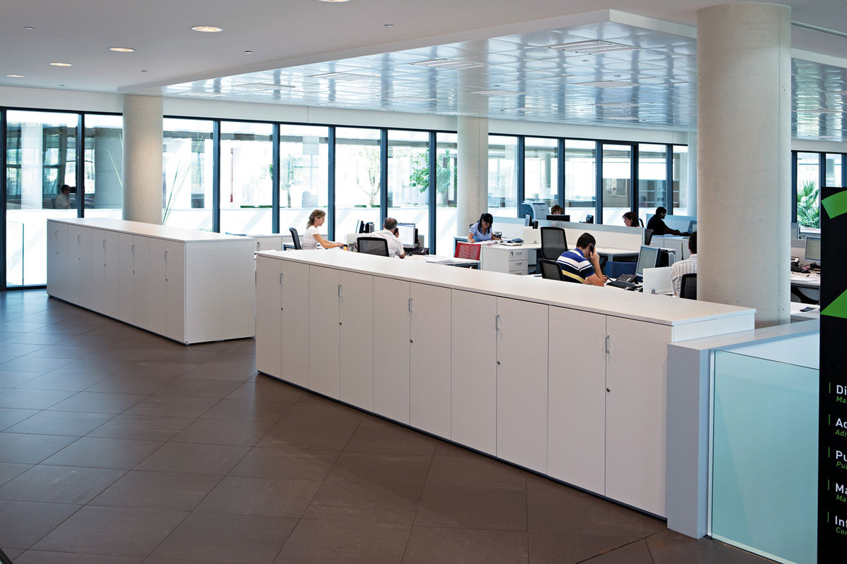 Modular cabinets for offices