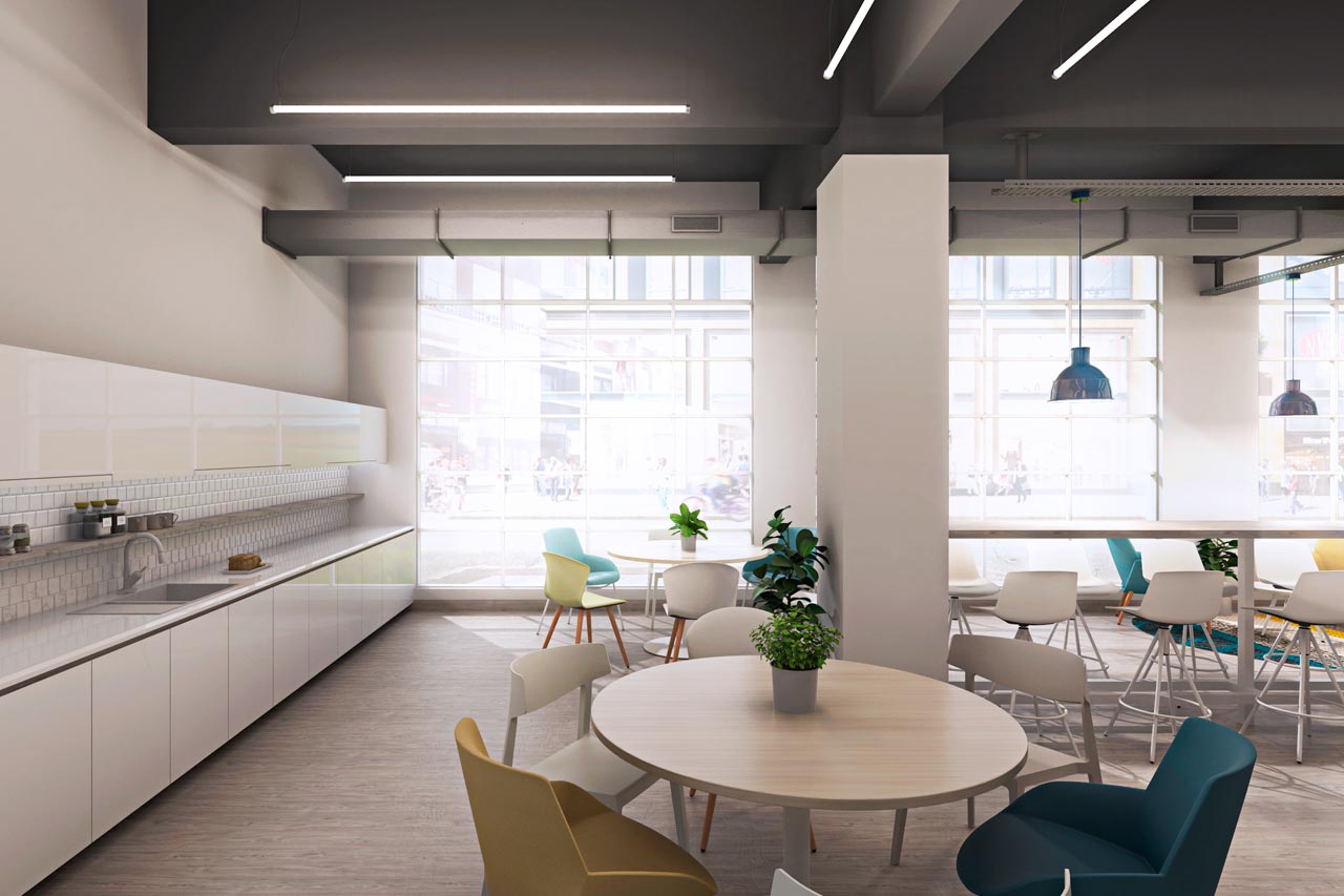 Work Cafe. Coffice spaces that encourage collaboration at work