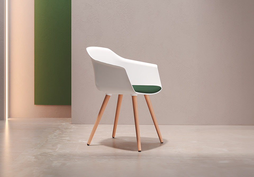 Noom 60: der robuste und einladende Besucherstuhl | ACTIU